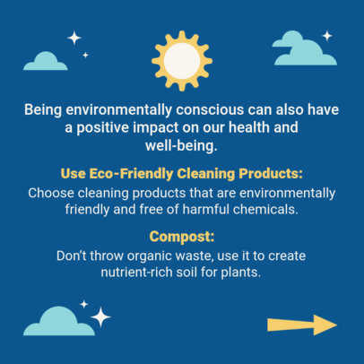 Placeit - Instagram Post Maker with Environmentally Friendly Tips for ...