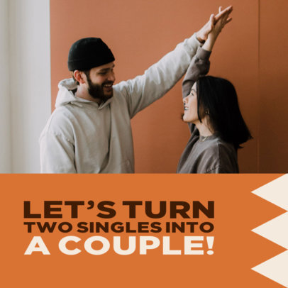 Placeit - Instagram Post Template with a Romantic Couple's Picture for ...