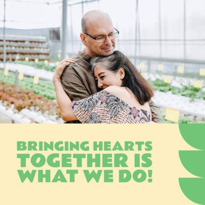 Placeit - Instagram Post Template with a Romantic Couple's Picture for ...