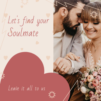 Placeit - Instagram Post Template with Romantic Couple Pictures for ...