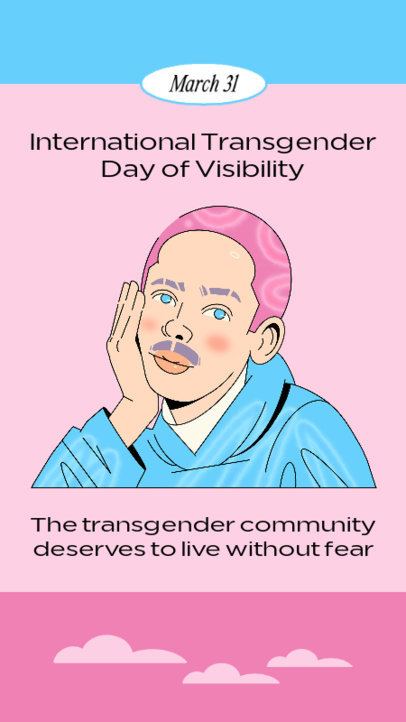 Placeit - Transgender Visibility Day-Inspired Instagram Story Maker ...
