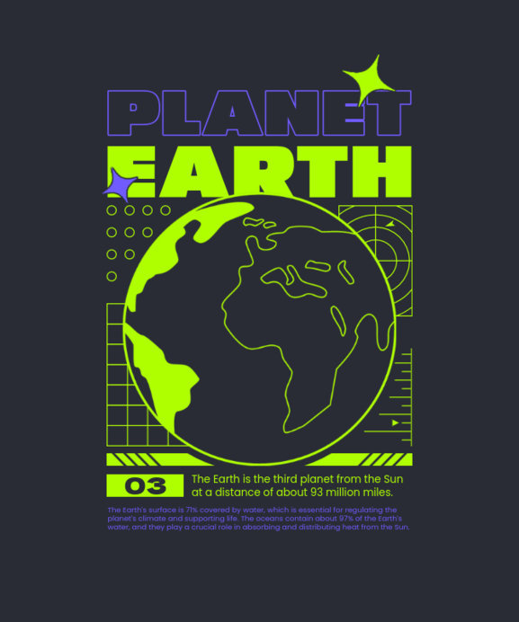Placeit - T-Shirt Design Maker Featuring Planet Illustrations for ...