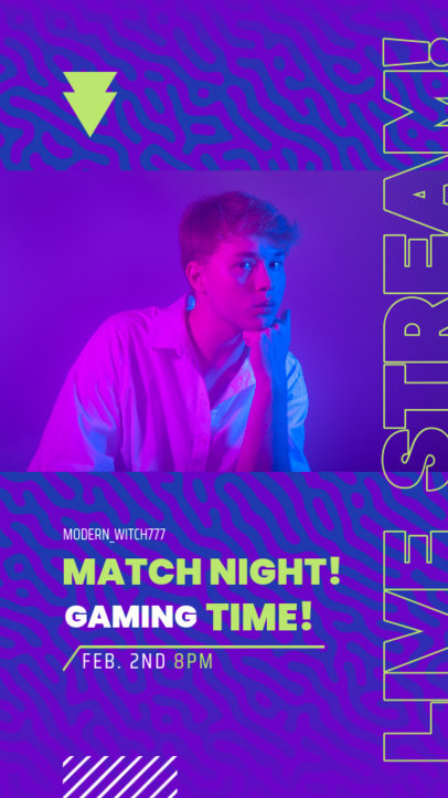 Placeit - Streaming Instagram Story Maker for a Gaming Event