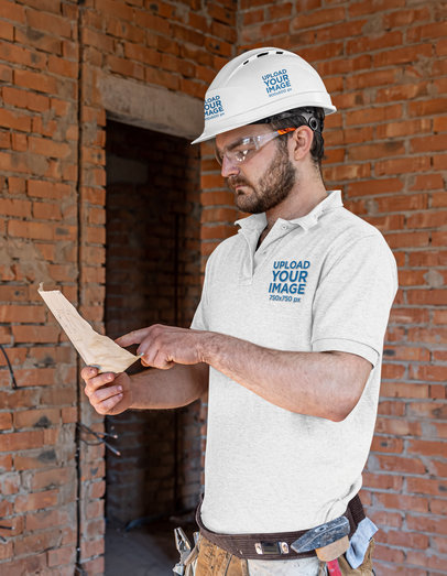 Placeit - Labor Day-Inspired Mockup of a Construction Contractor ...