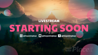 Placeit - Starting-Soon Twitch Screen Video Creator Inspired by Zelda