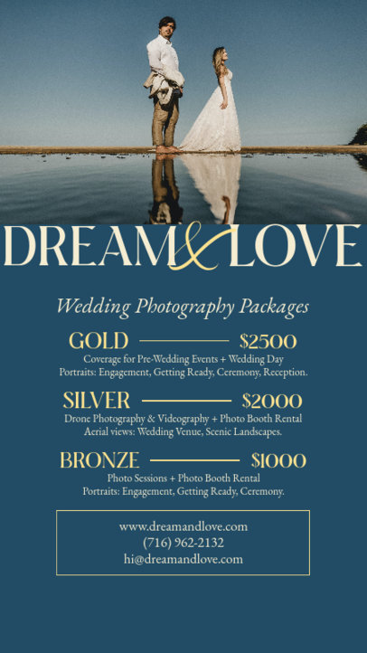 Placeit - Instagram Story Maker for Wedding Photoshoot Packages