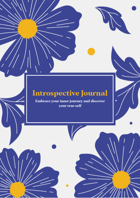 Placeit - Planner Cover Design Maker for an Introspective Journal