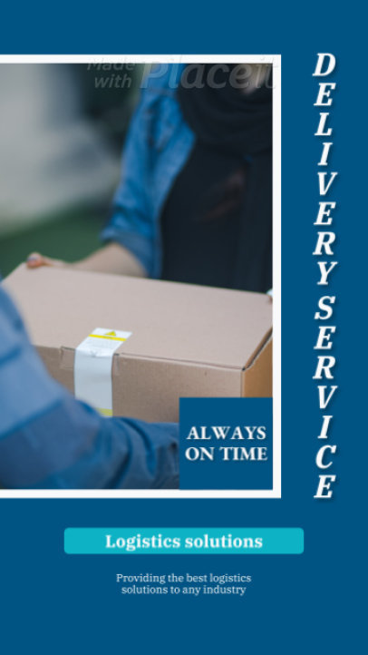 Placeit - Instagram Story Video Creator for an Express Delivery Service