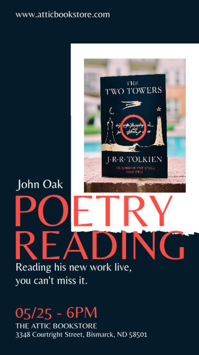 Placeit - Instagram Story Generator for a Book Signing Event