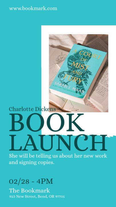 Placeit - Instagram Story Maker for a Book's Author Reading Event