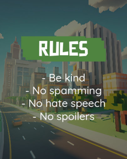 Placeit - GTA-Inspired Twitch Info Panel Generator for Gamers Rules