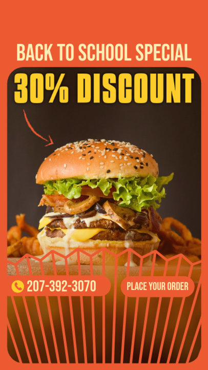 Placeit - Instagram Story Creator Featuring a 2x1 Deal for a Breakfast ...