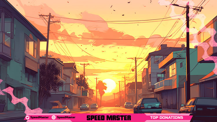 Placeit - Twitch Overlay Creator Inspired by GTA Featuring an AI Theme