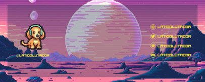 Placeit - Twitch Offline Banner Template for Gamers Featuring an 8-Bit ...