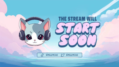Placeit - Twitch Starting Soon Screen Maker Featuring Pastel Colors and ...