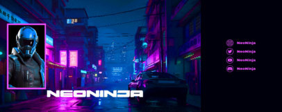 Placeit - Twitch Profile Banner Maker Featuring a Fortnite-Inspired Theme