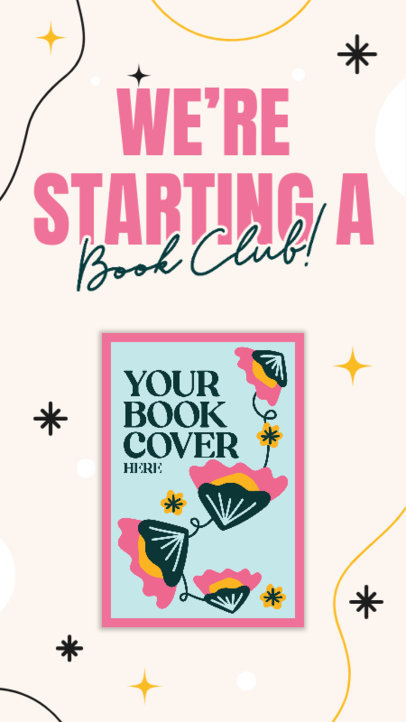 Placeit - Reading Club Instagram Story Generator Featuring a Book ...