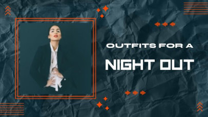 Placeit - Intro Video Template Featuring Night Outfits Tips for Fashion ...
