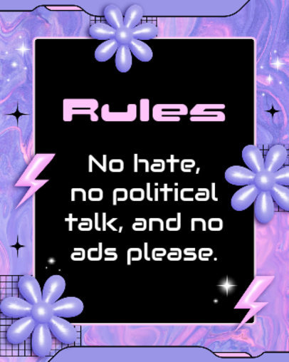 Placeit - Twitch Offline Banner Maker Featuring a Y2K-Themed Layout ...