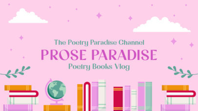 Placeit - YouTube Banner Maker Featuring Book Illustrations for a ...