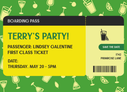 Placeit - Invitation Design Generator Featuring an Eiffel Tower Icon ...