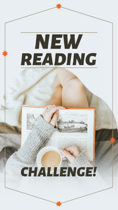 Placeit - Reading Club Instagram Story Generator Featuring a Book ...