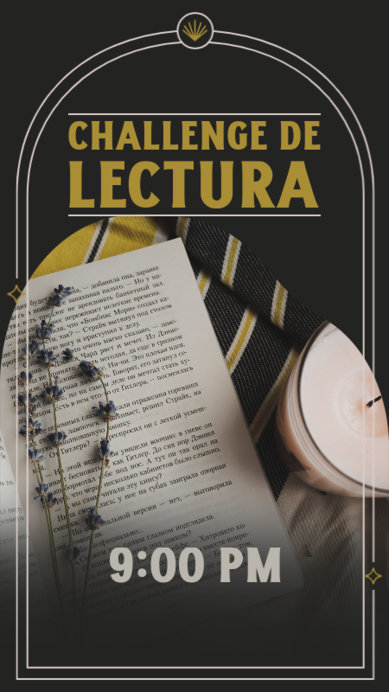 Placeit - Book-Themed Instagram Story Creator Featuring a Reading ...