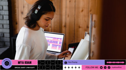 Placeit - Twitch Screen Generator for Music Streamers Enthusiasts