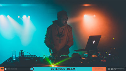 Placeit - Retro Twitch Overlay Design Maker for Music Streamers