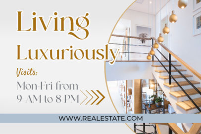 Placeit - Yard Sign Template for an Open House Tour Ad