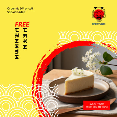 Placeit - Instagram Post Creator With Free Rice Promo for an Asian ...