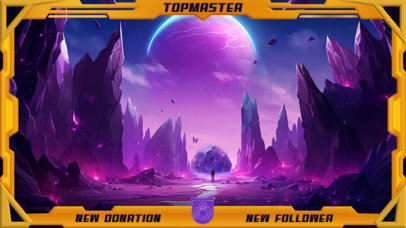 Placeit - Twitch Webcam Overlay Maker Featuring a Theme Inspired by ...