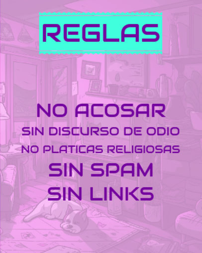 Placeit - Twitch Panel Template for a Community Rules Button