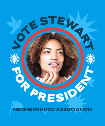 Placeit - Yard Sign Template Featuring a Politician and a Voting ...