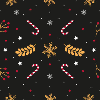 Placeit - Print Pattern Design Generator With Holiday-Themed Graphics