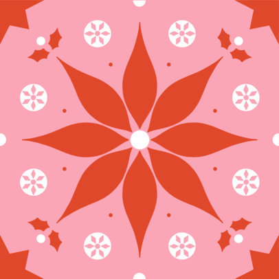 Placeit - Print Pattern Design Generator With Holiday-Themed Graphics