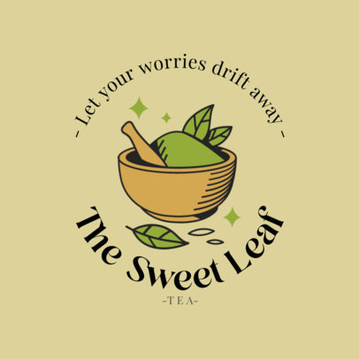 Placeit - Logo Maker for an Organic Matcha Shop