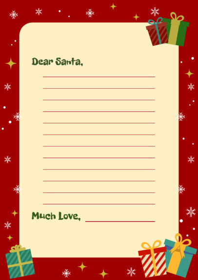 Placeit - Printable Letter Design Generator for Three Kings Day