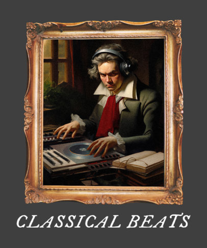 Placeit - T-Shirt Design Creator Featuring an AI-Generated Graphic ...