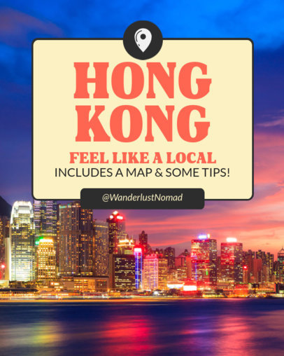 Placeit - Instagram Post Template with a Guide for Tourist Spots in Phuket