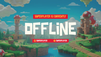 Placeit - Twitch Profile Banner Creator for Gamers Inspired by Super Mario