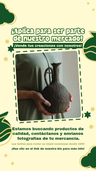 Placeit - Art Bazaar Instagram Post Generator With a Ceramic Pot ...