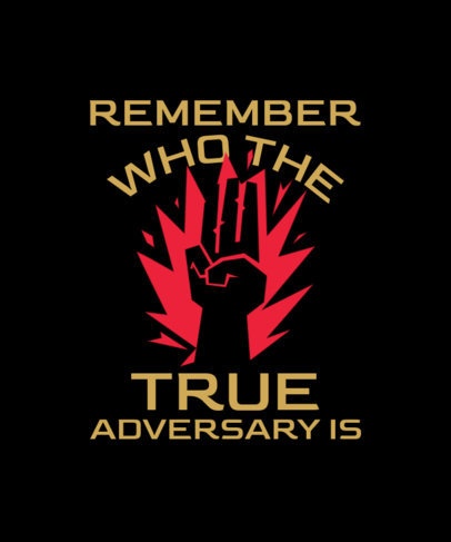 Placeit - T-Shirt Design Maker With a Hunger Games-Inspired Quote