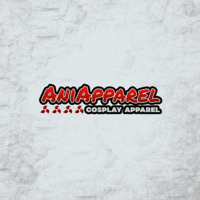 Placeit - Anime Clothing Shop Logo Generator with Bold Typefaces