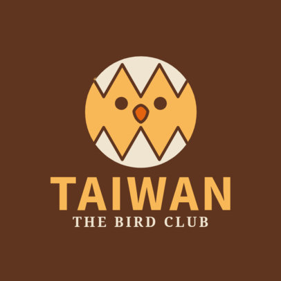Placeit - Birders Club Logo Generator Featuring a Bold Typography