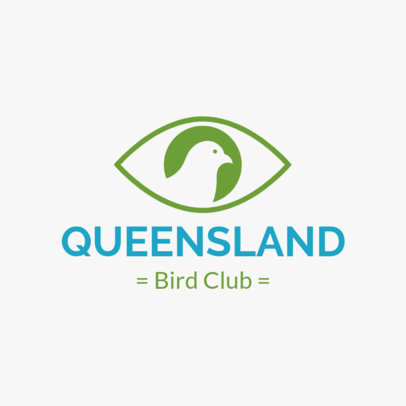 Placeit - Online Logo Maker for a Birders Club Featuring a Dove Graphic