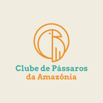 Placeit - Logo Template Featuring a Bird Graphic for a Birders Club