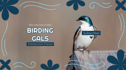 Placeit - YouTube Banner Generator for an Educational Birdwatching ...