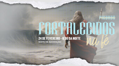 Placeit - YouTube Thumbnail Maker for a Holy Gospel Night Event Aftermovie