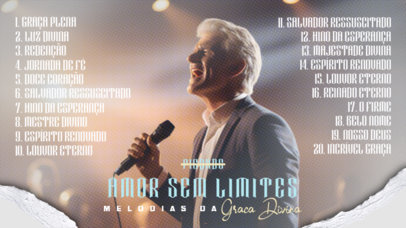 Placeit - YouTube Thumbnail Maker with a Singer Picture and a List of ...